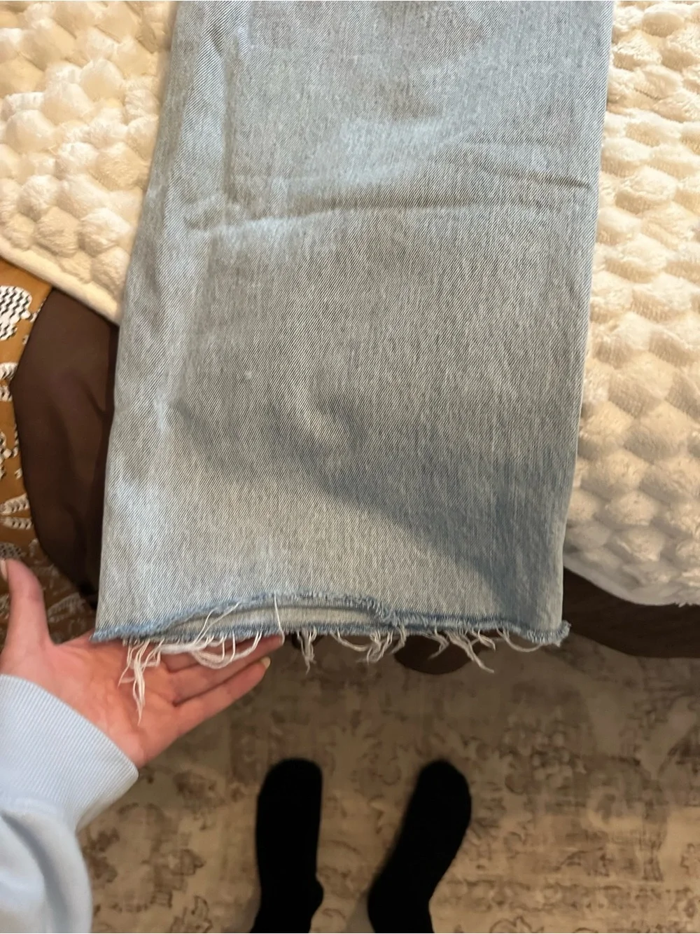 Hollister | Jeans | Hollister Light Blue Wide Leg Flare Jeans | Poshmark